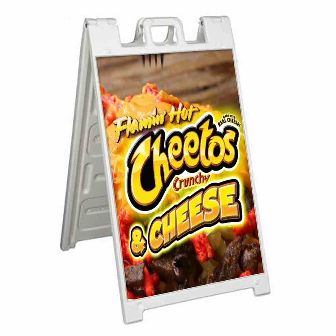 CHEETOS CHEESE Signicade 24x36 AFrame Plastic Sidewalk Sign CARNIVAL ...