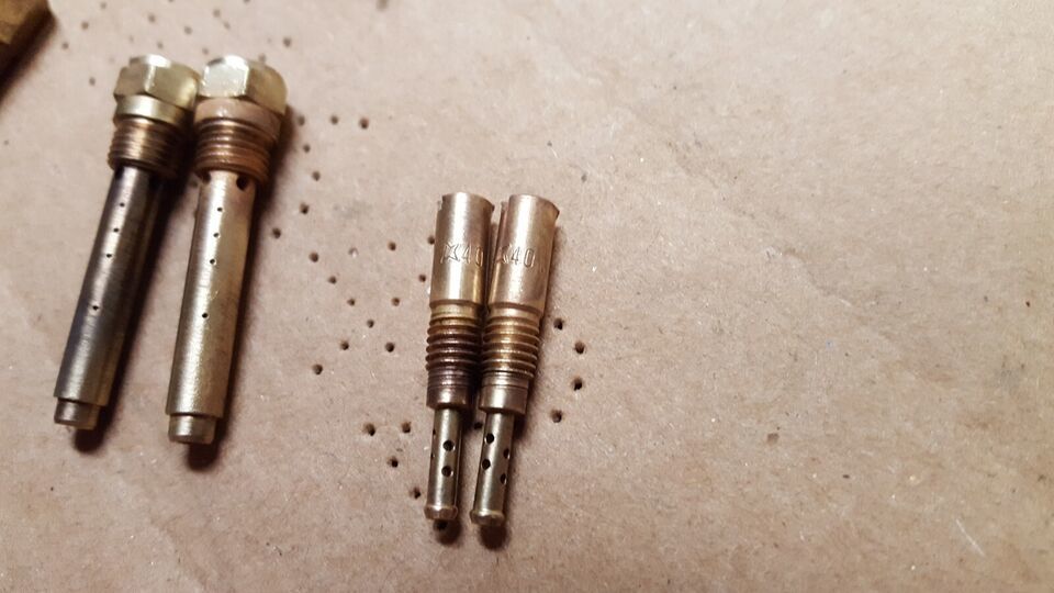 2003 2005 Kawasaki KVF650 carb emulsion tubes jet holder pilot screws ...