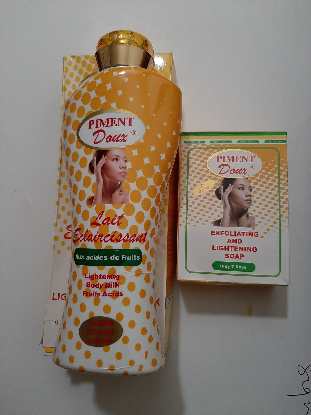 Piment doux classique lightening body milk 250ml, exfoliating ...