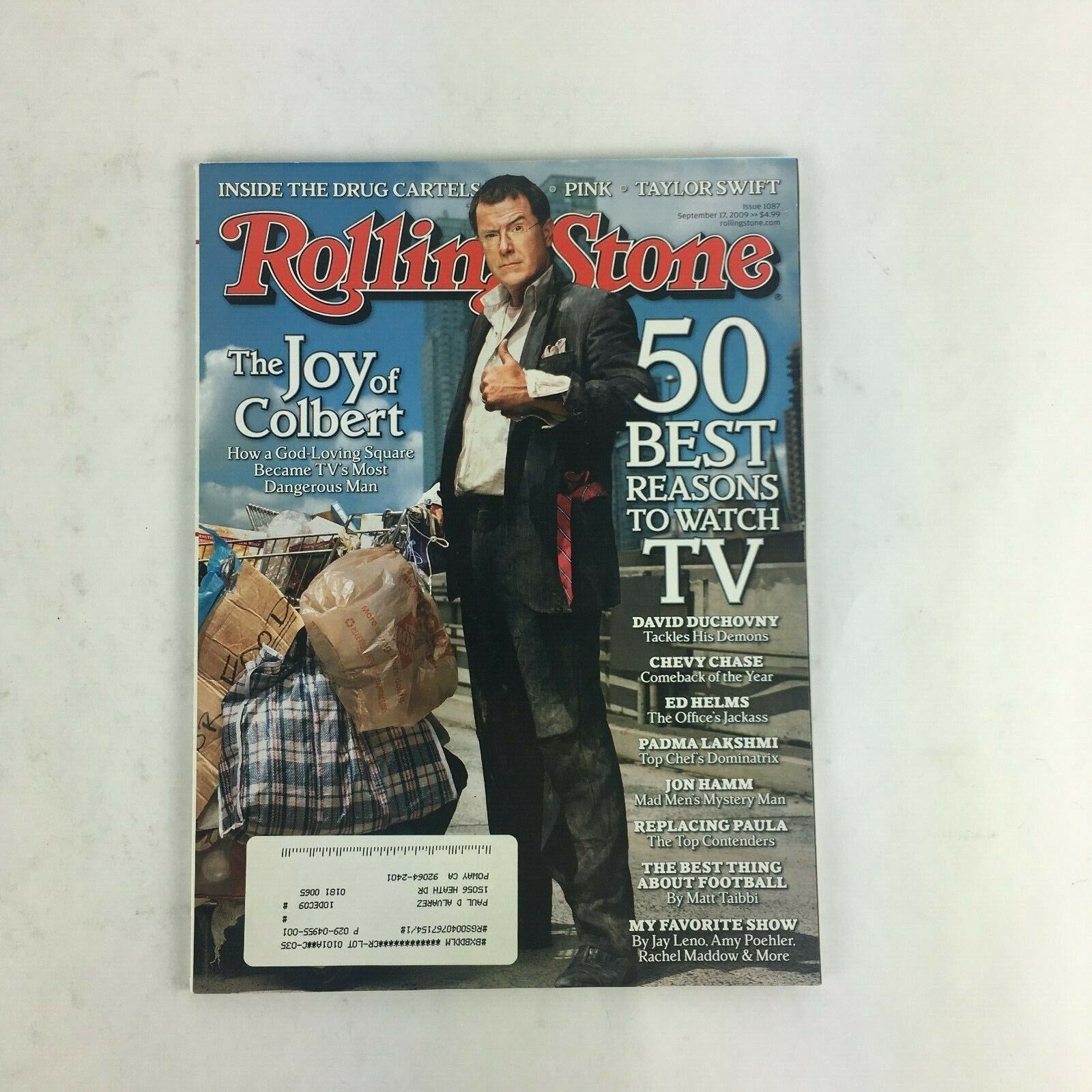 September 2009 Rolling Stone Magazine The Joy of Colbert David Duchovny ...