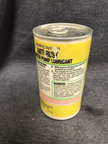 Vintage PRESTONE Anti Rust Cooling System 11 oz. Plastic Bottle Yellow ...
