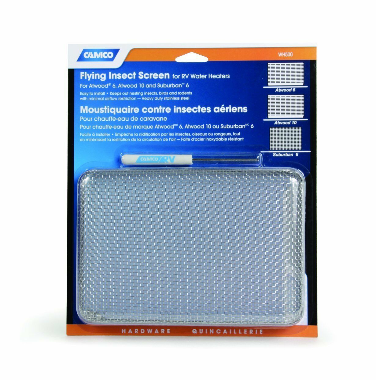 RV Motorhome Insect Screen Vent Water Heater Mud Wasps Bugs Camper ...