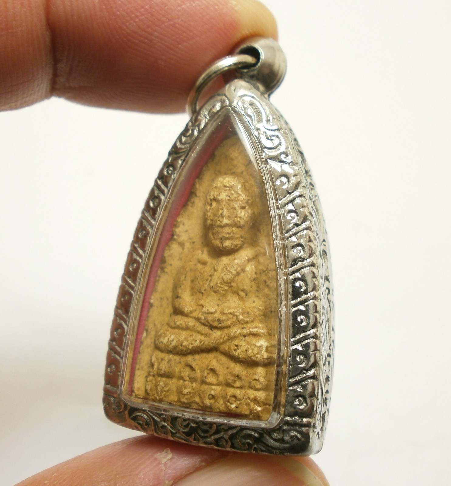 LP Tuad Thai Buddha pendant amulet luang poo Thuad Archarn Nong of Wat ...