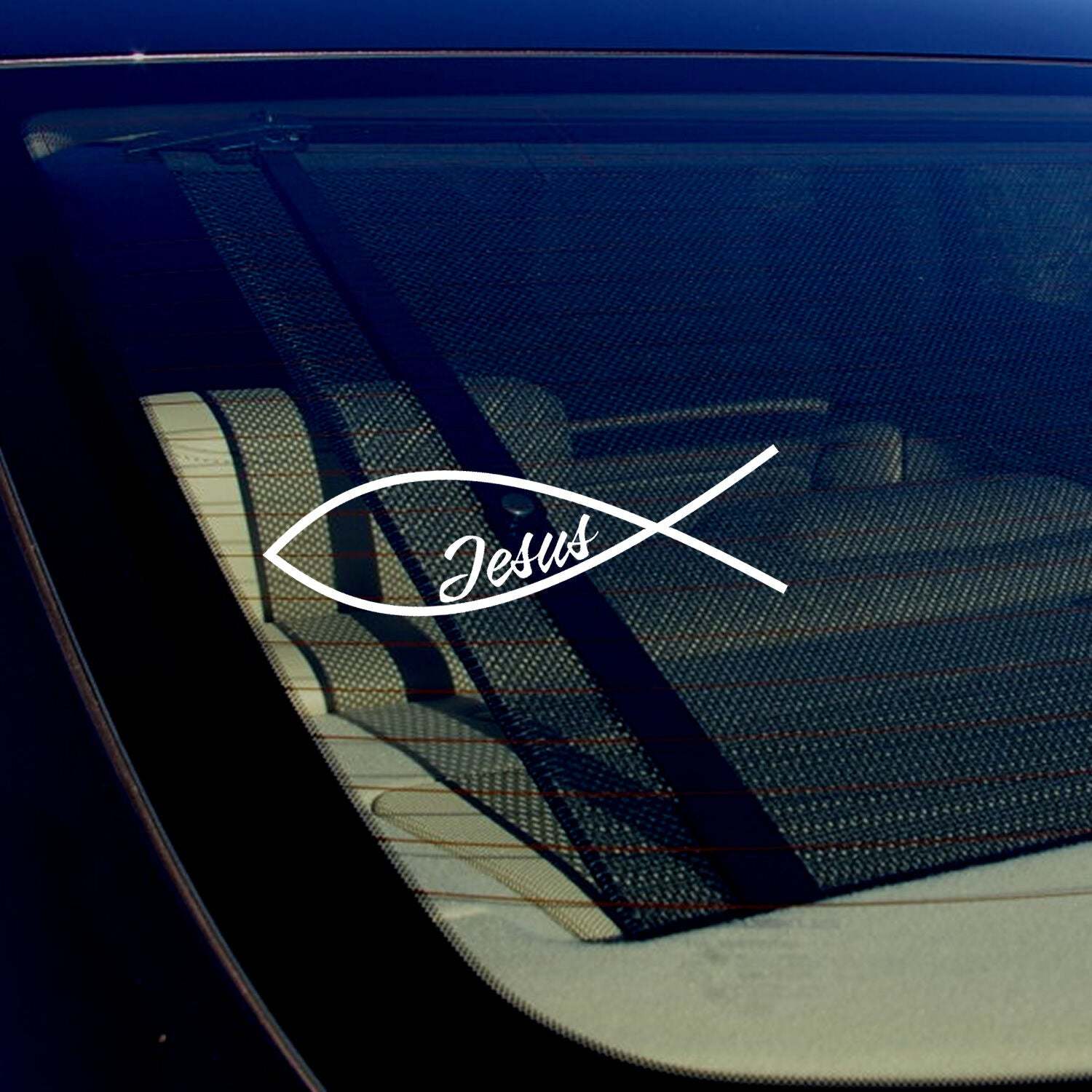 JESUS FISH Vinyl Decal Sticker Car Window and 50 similar items