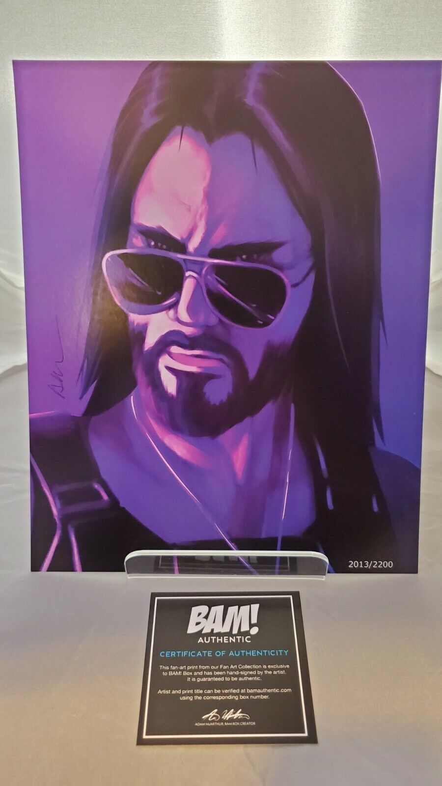 BAM BOX Gamer Exclusive Cyberpunk 2077 Signed Fan Art Print 8X10 ...