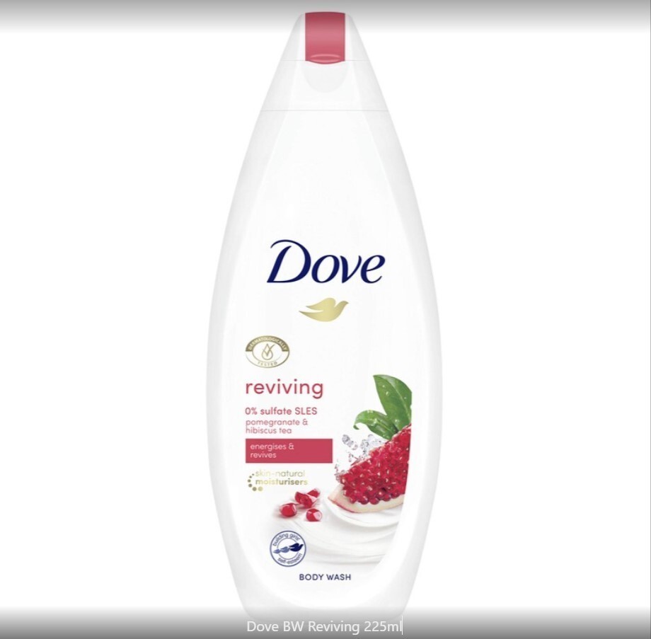 Dove Revive Body Wash Pomegranate Hibiscus 225ml - 8.75 fl oz, 5 Pack ...