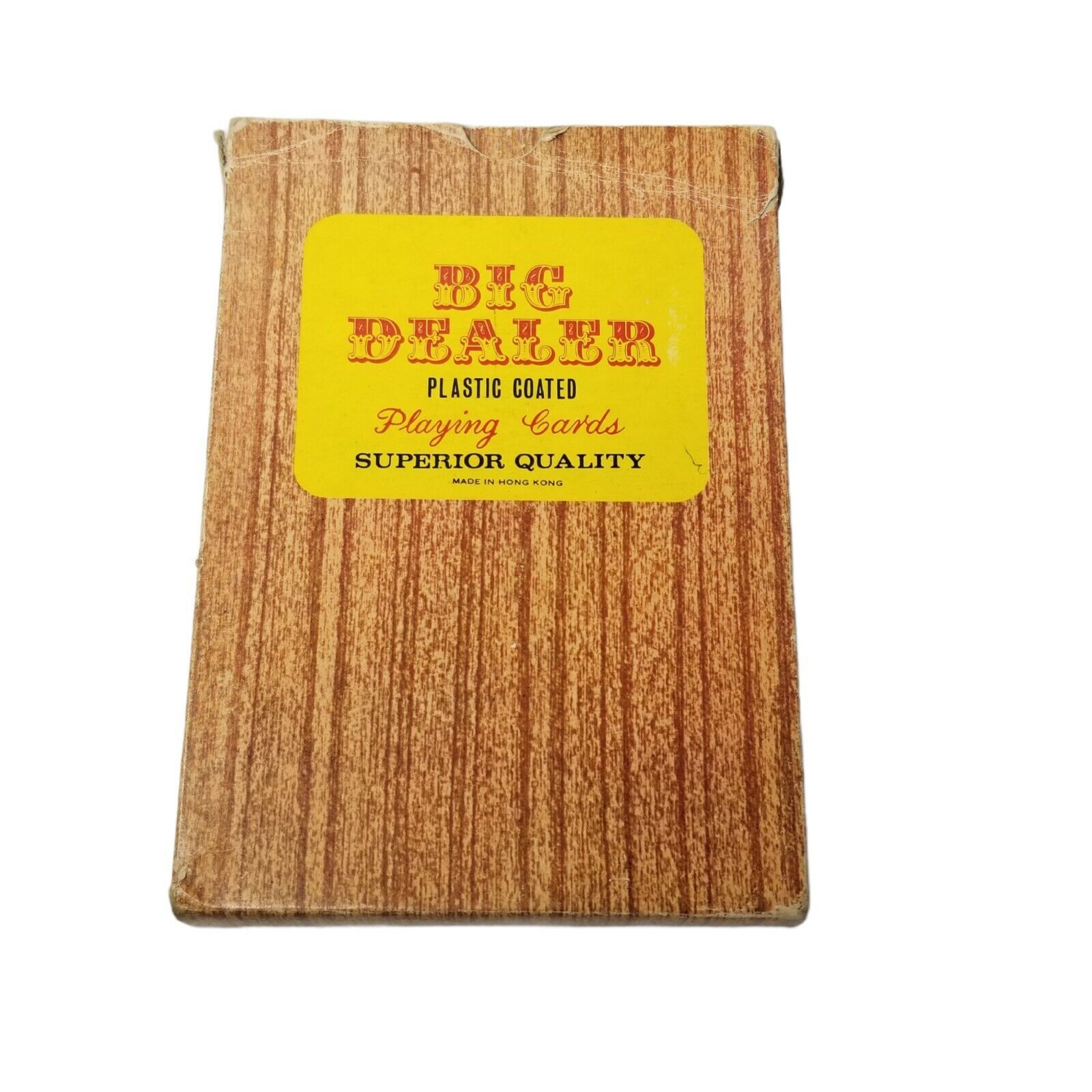 Jumbo Playing Cards Vintage Hong Kong Big Dealer LARGE 7" Over Sized ...