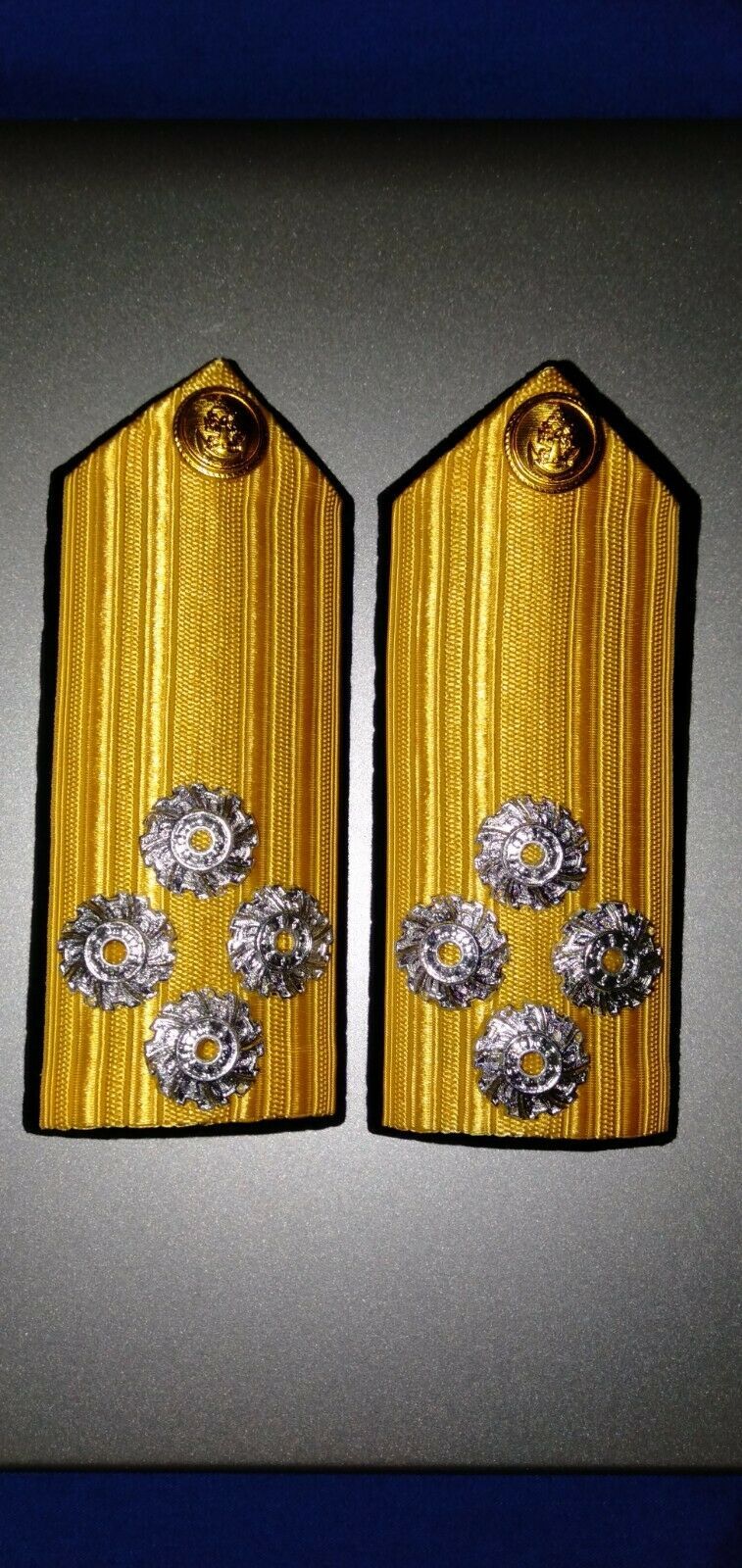 Admiral Shoulder Boards Rank Uniform Royal Thai Navy Rank, RTN Marine ...