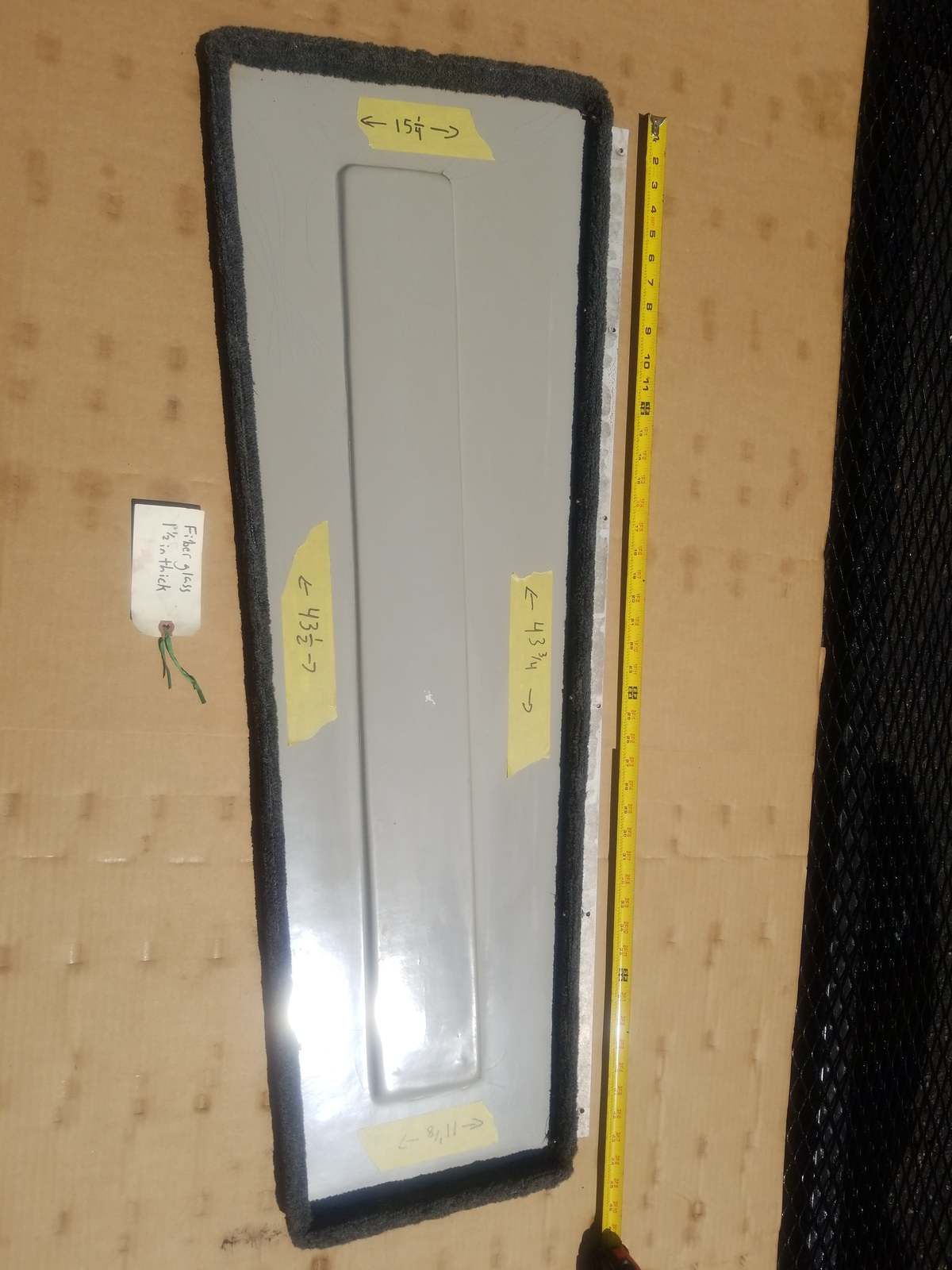 *Factory Quality Boat Fiberglass Lid Door Hatch Compartment Rod box w ...