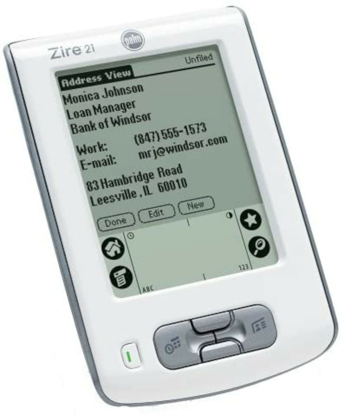 Palm Zire 21 Handheld PDA Digital Organizer Pilot touchscreen palmOS ...