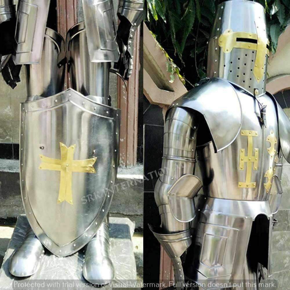 Medieval Knight Suit Of Templar Toledo Armor Combat Full Body Armour ...