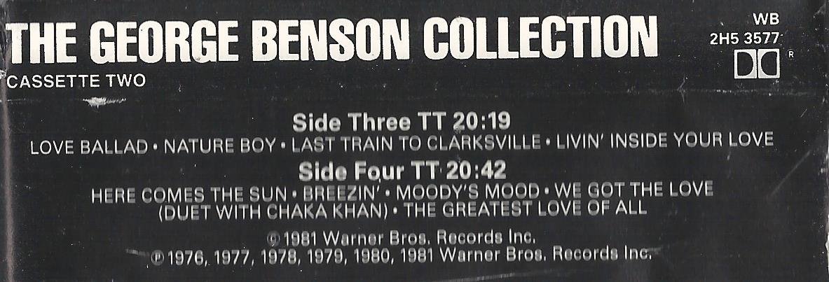 The George Benson Collection - Cassette Two - Cassettes