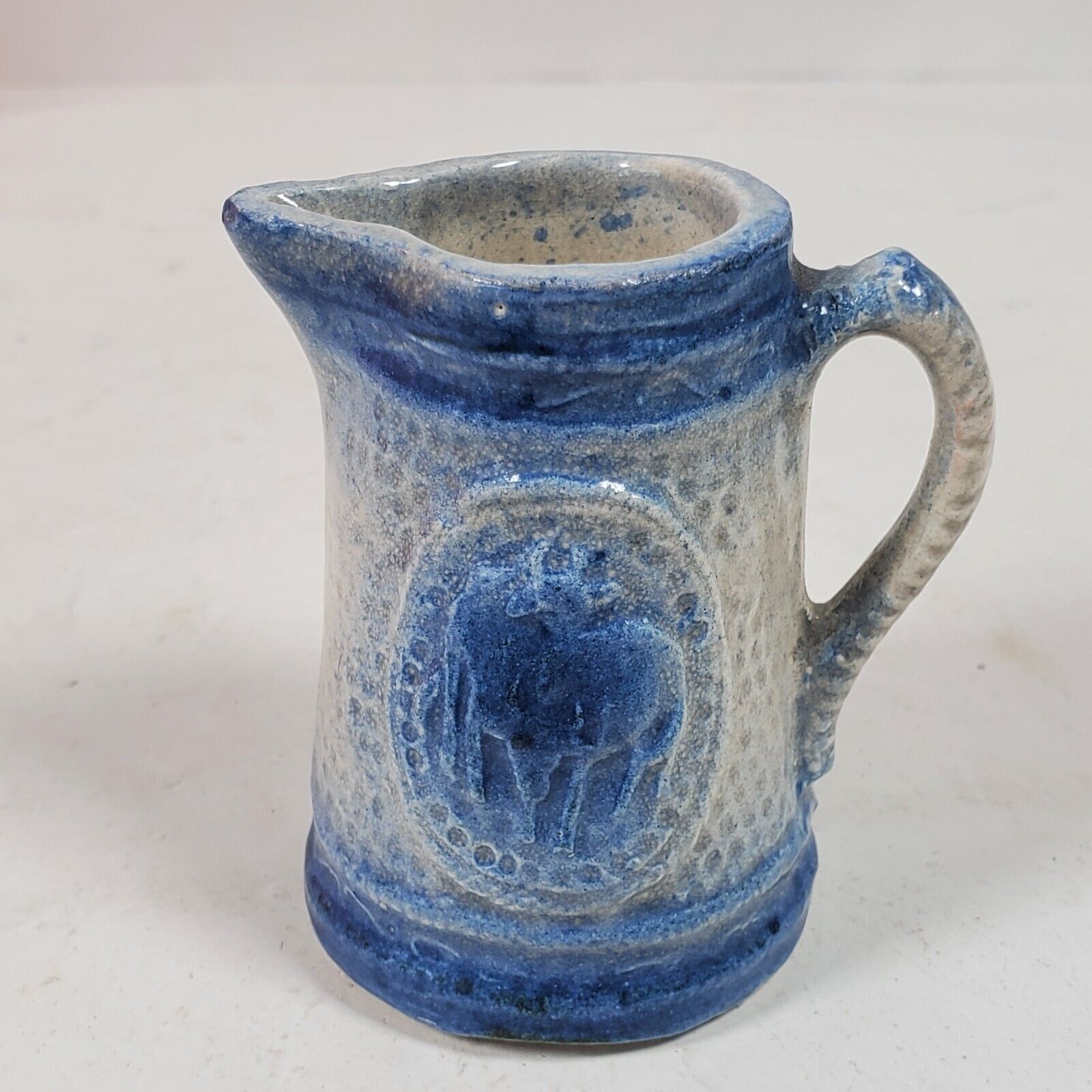 Vintage Creamer Safari Elephant Giraffe Blue and 13 similar items