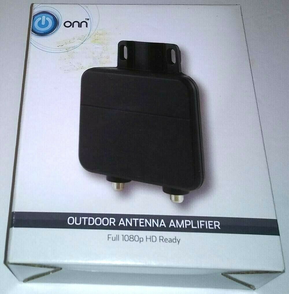 NEW ONN Outdoor Antenna Amplifier - UPC 681131160155 - Signal ...