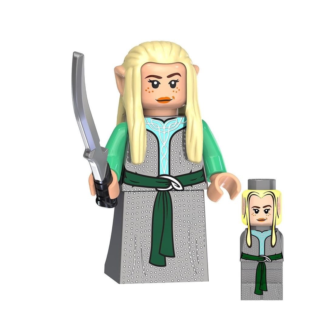 The Lord of the Rings Aragorn Arwen Elrond Legolas Tauriel 8pcs ...