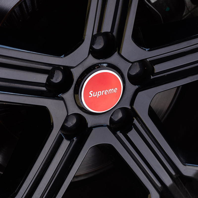 Car Stickers Modified Hub Center Cover Label Steering Wheel Label Hub ...