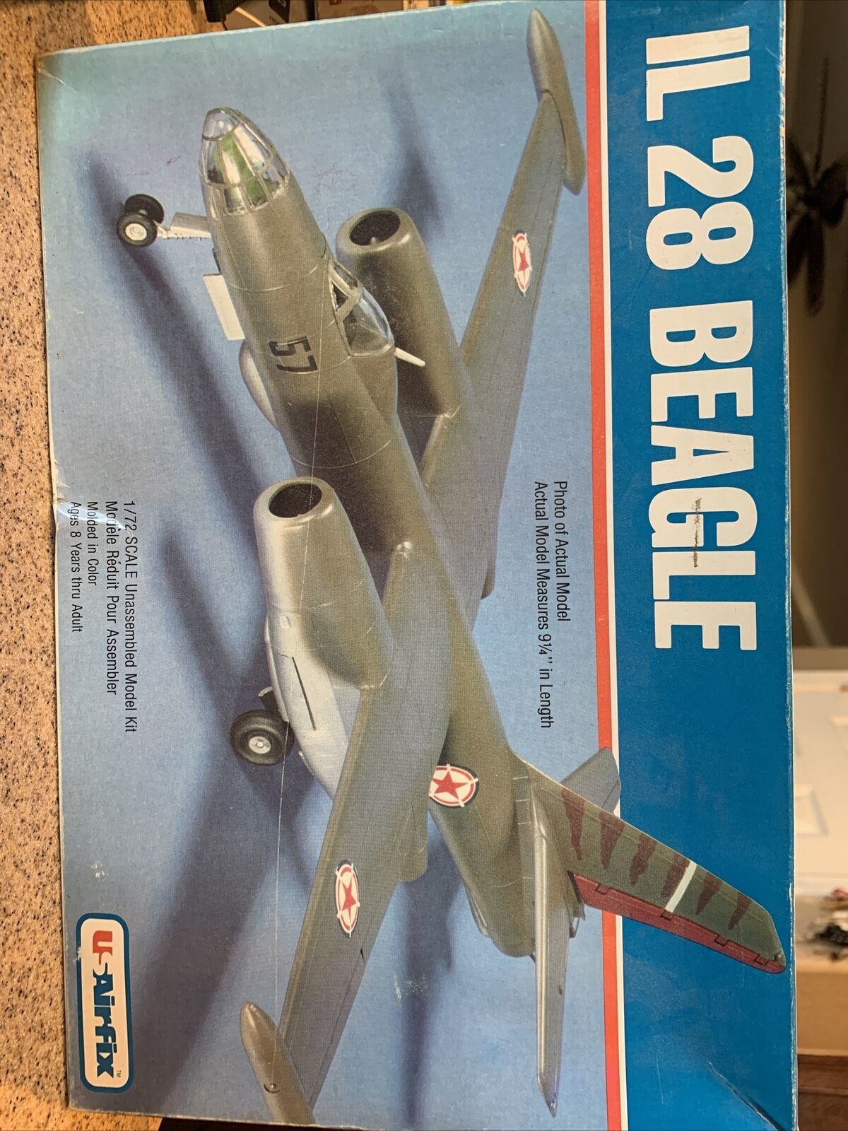 Airfix IL 28 Beagle Jet Bomber Aircraft Model - Unassembled - Aircraft