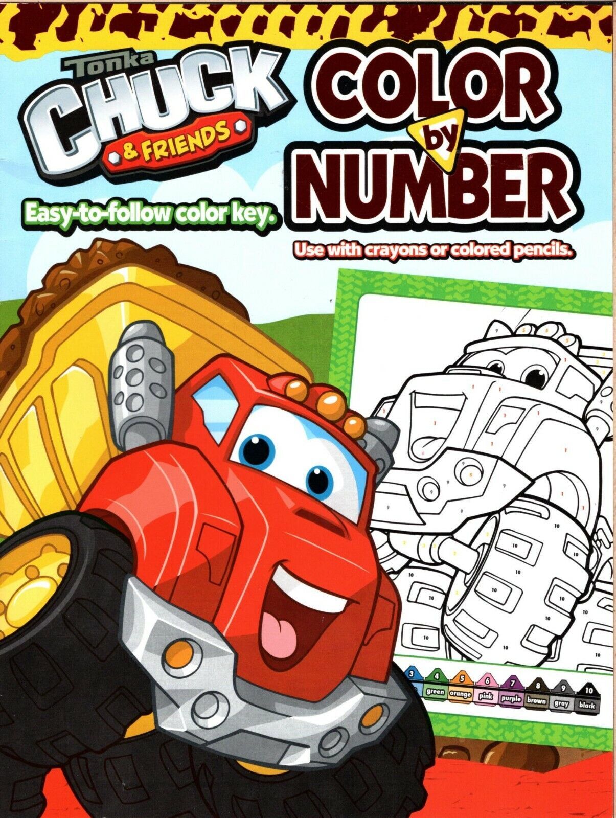 Tonka Chuck & Friends - Color by Number Coloring Book - Books