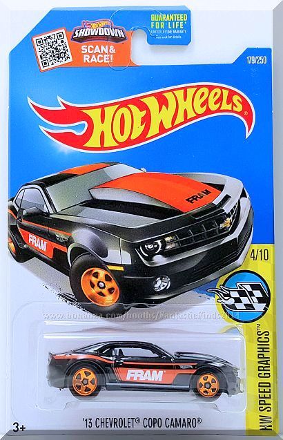 Hot Wheels - '13 Chevrolet COPO Camaro: '16 HW Speed Graphics #179/250 ...