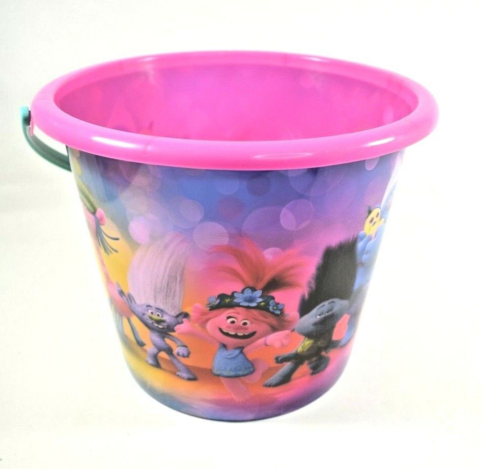Dreamworks Trolls - Trolls World Tour Jumbo Plastic Bucket (Sand Beach ...