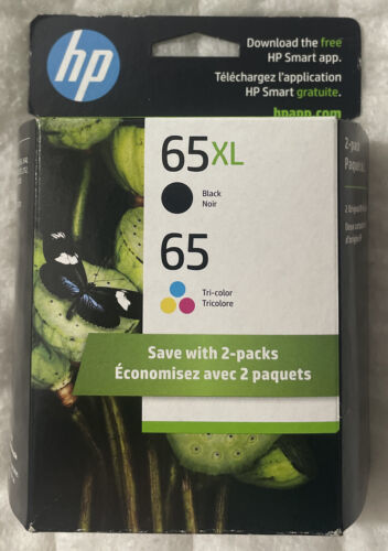 HP 65XL Black 65 Tri-Color Combo Ink Cartridge 6ZD95AN N9K01AN N9K04AN ...