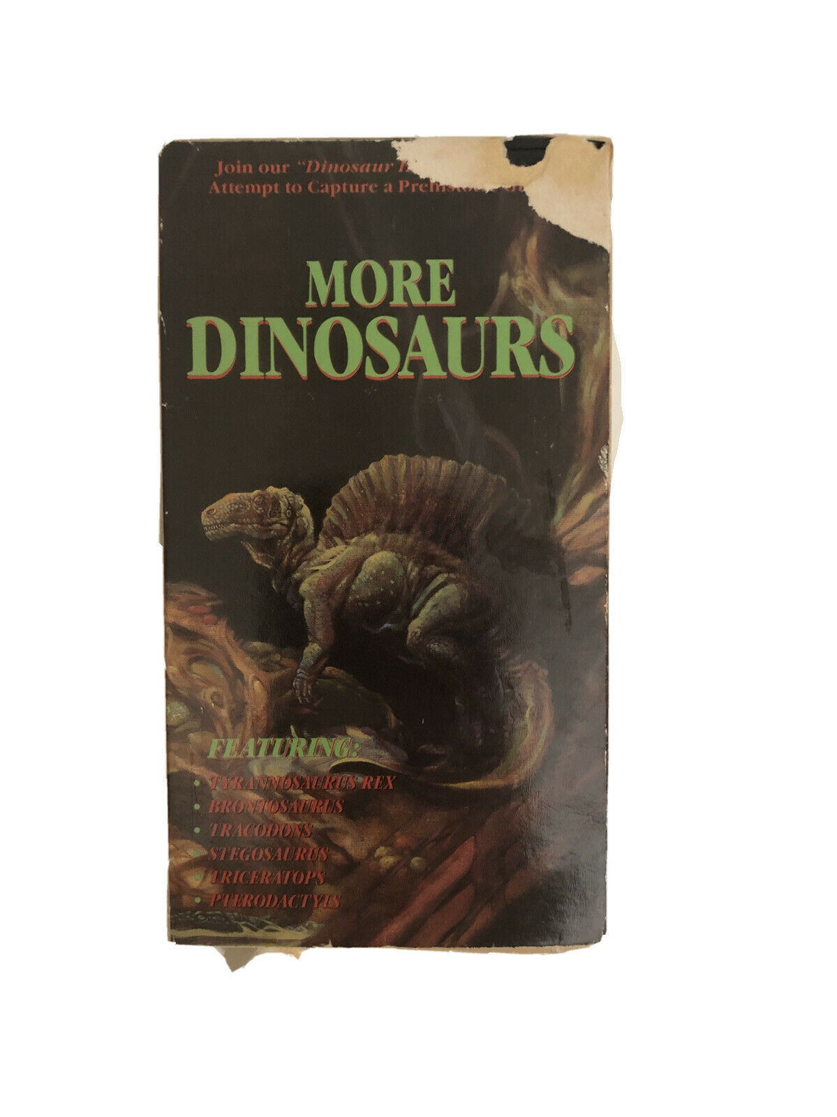More Dinosaurs VHS 1986 Gary Owens Eric Boardman-TESTED-RARE VINTAGE ...