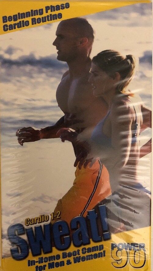 Power 90 Cardio 1-2 Sudare Beachbody-Vhs 2000-TESTED-RARE Vintage-Ship ...