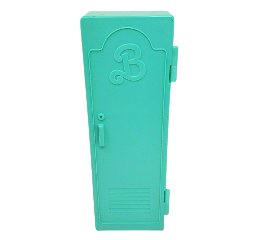VINTAGE BARBIE MATTEL ARCO TEACHER BARBIE CLASSROOM TEAL SCHOOL LOCKER ...