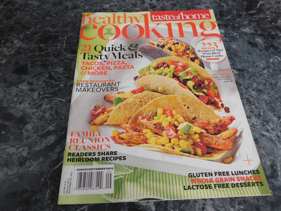 Taste of Home Healthy Cooking Magazine August September 2012 - Magazines