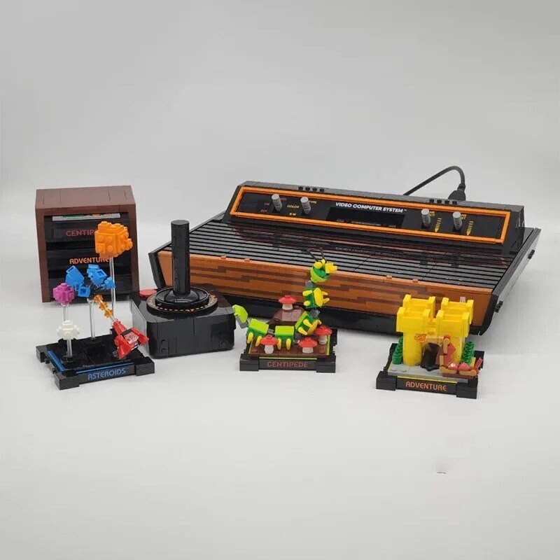 Atari 2600 Entertainment System Building Block Set - Building Toy ...