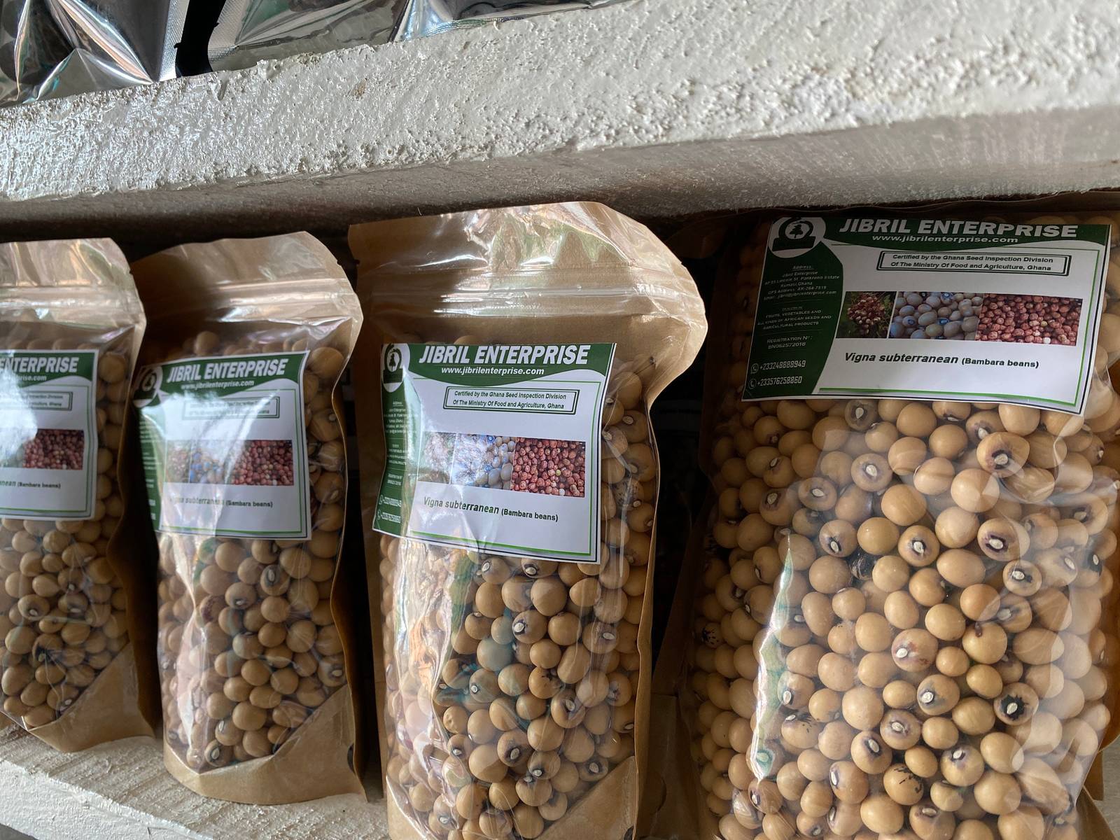 Ghanaian yellow bambara beans, (Vigna subterranea) 200g for 11 USD ...