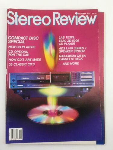 VTG Stereo Review Magazine October 1986 Teac XD-5000 CD Player Test No ...