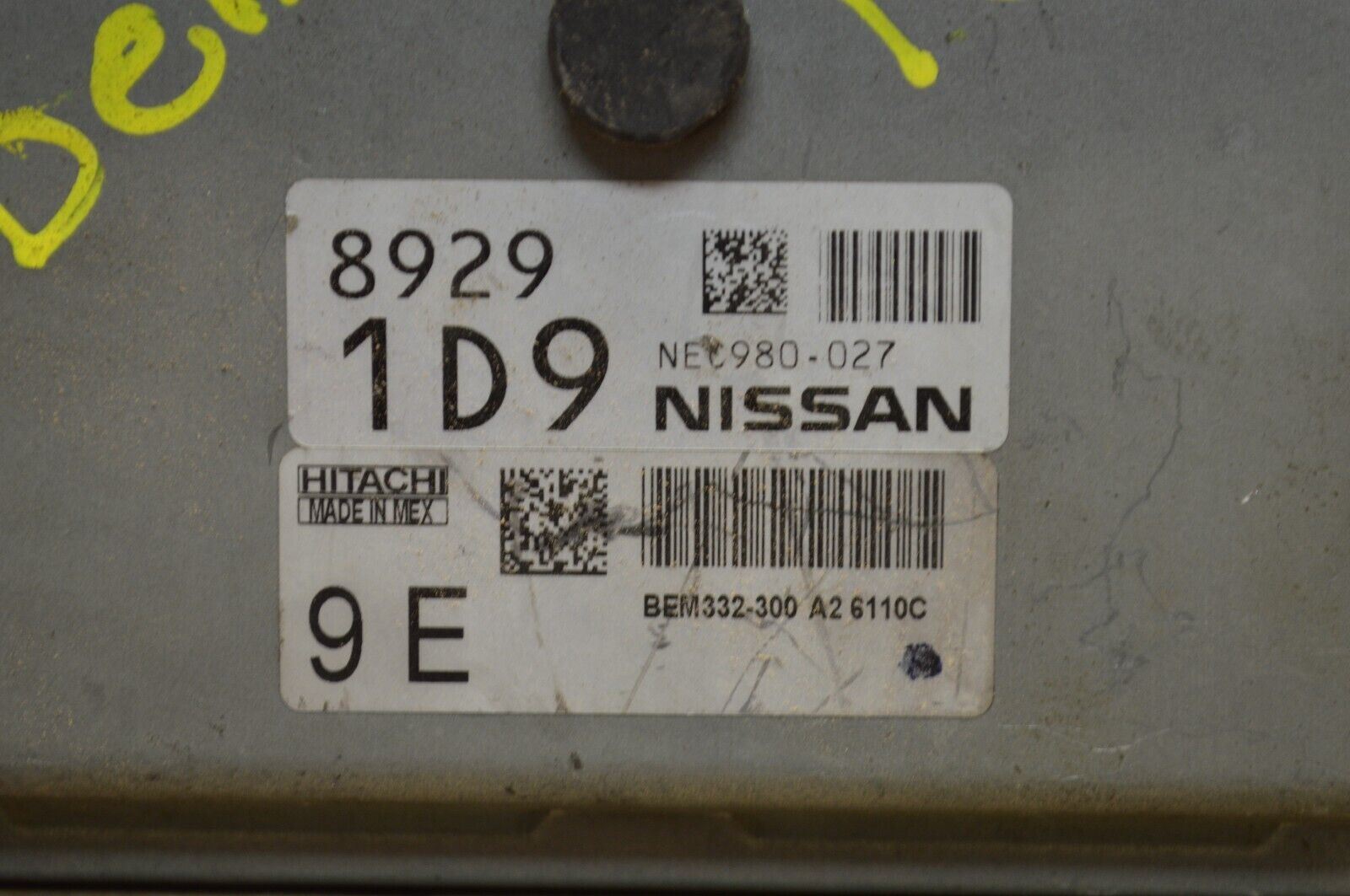 2014-2017 Nissan Versa Engine Control Unit ECU BEM332300A2 Module 124 ...