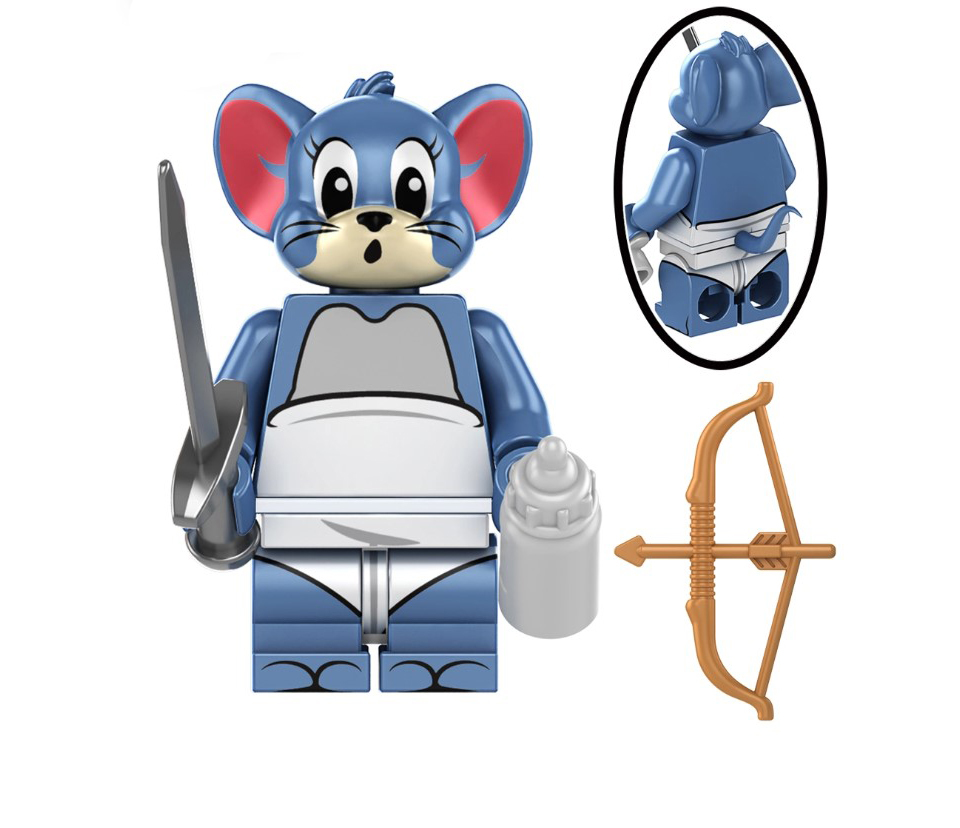 NWTOYS Tuffy Tom & Jerry cartoon Custom Minifigure From US - LEGO (R ...