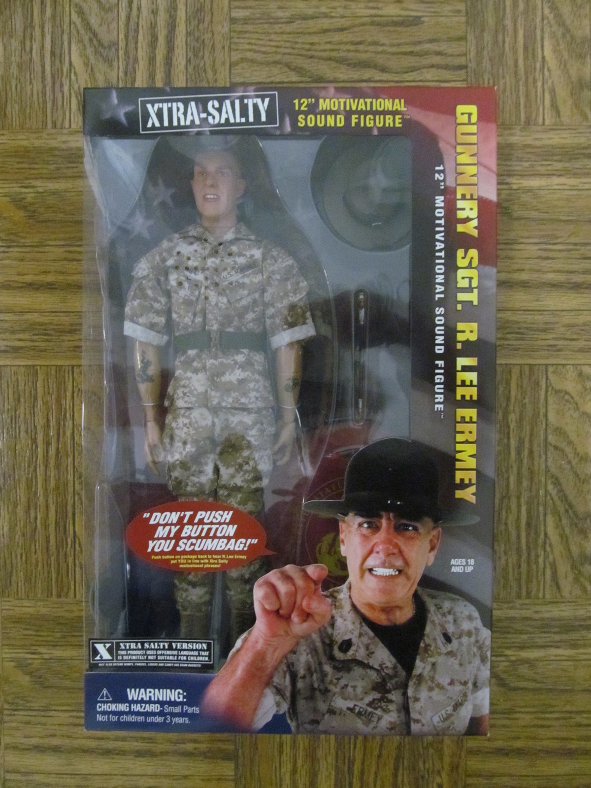 Sideshow Collectibles XTRA SALTY Talking 12" Gunnery SGT. R. Lee Ermey ...
