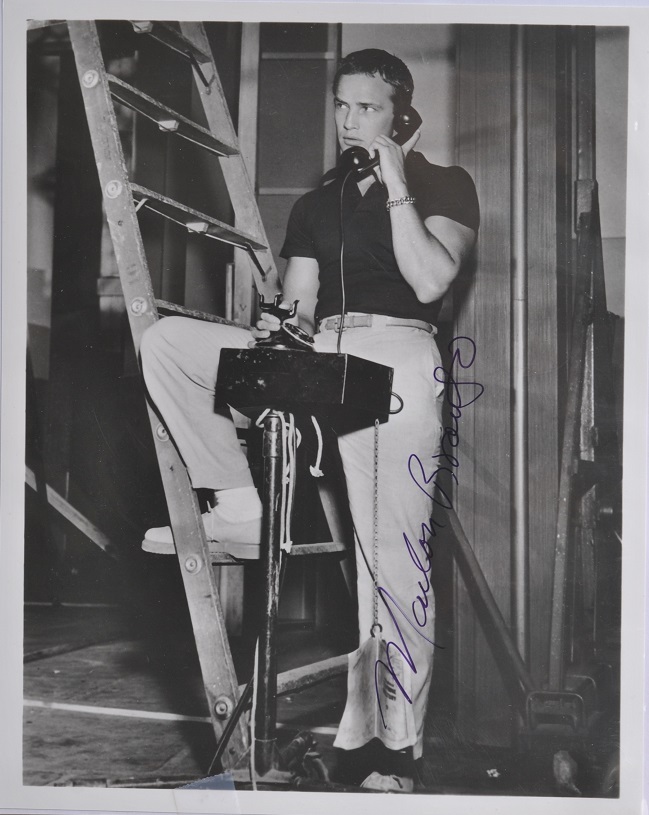 MARLON BRANDO SIGNED Autographed Photo - Julius Caesar - On the ...