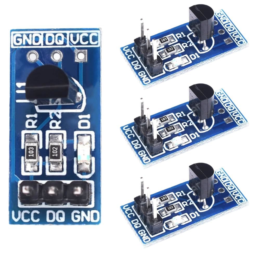 3 Pcs Ds18B20 Single-Bus Digital Temperature and 50 similar items