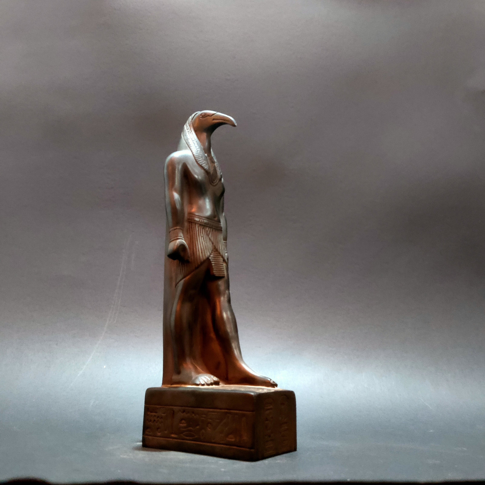 Unique statue of Thoth. God of wisdom and writing. Egyptian statue ...