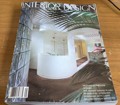 Interior Design Magazine May 1982 Designing with Light - Magazines