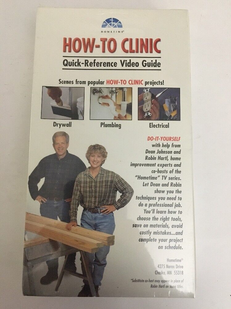 How pour Clinic-Windows & Portes Vhs-Rare Vintage Collectible-Ships N ...