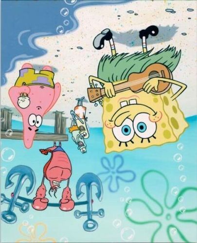 Spongebob Squarepants classic TV series animated characters 8x10 inch ...