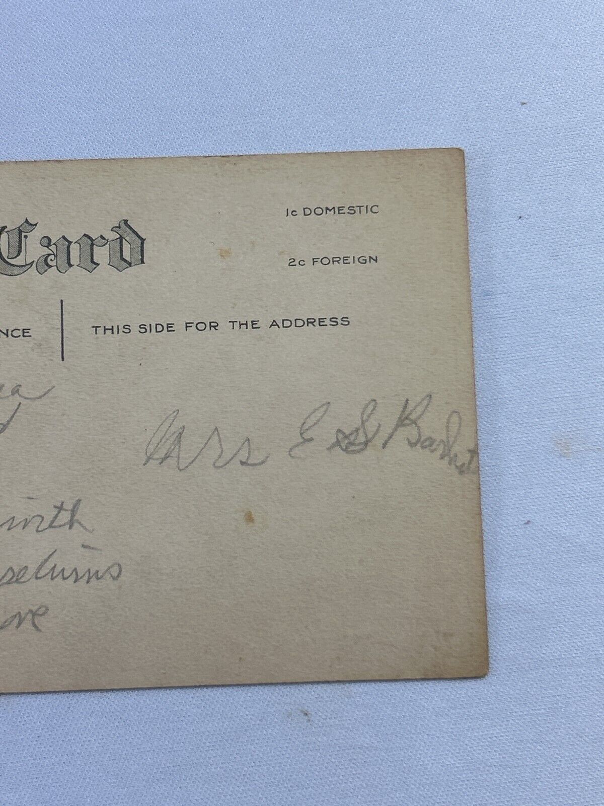 Vintage Gartner & Bender Postcard Birthday Greetings Woman Rose Hat ...