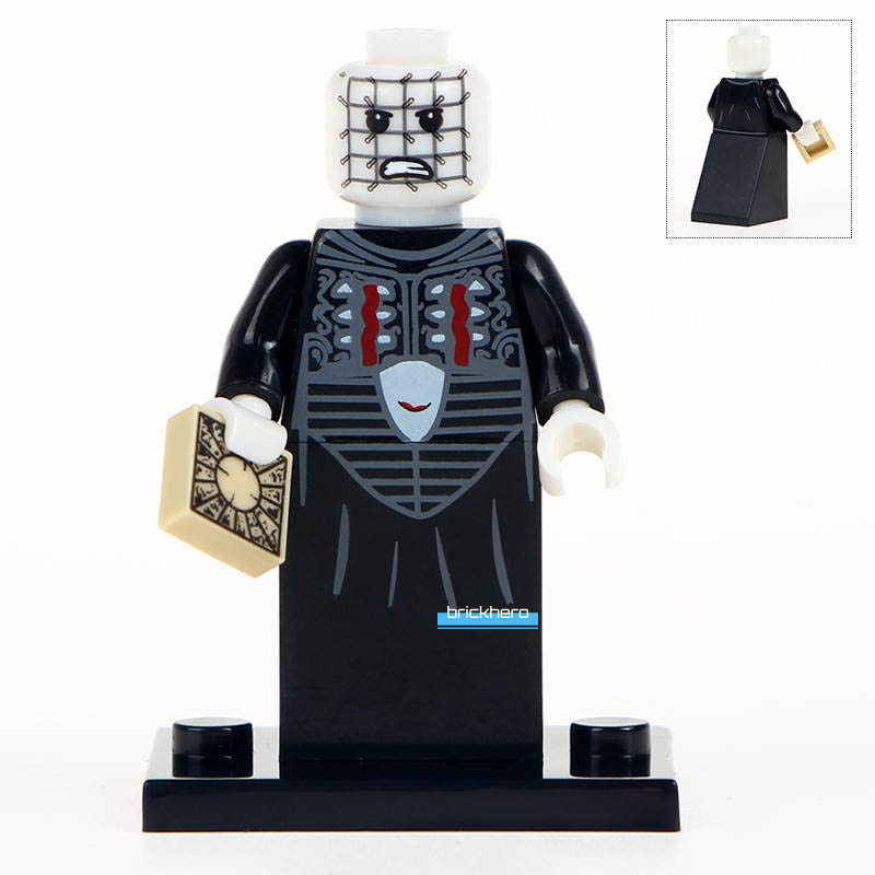 Pinhead Pincushion Hellraiser Horror film Lego Compatible Minifigure ...