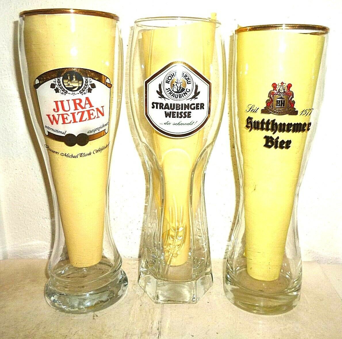 3 Jura Straubinger Rohrl Brau Hutthurmer Weissbier Weizen German Beer ...
