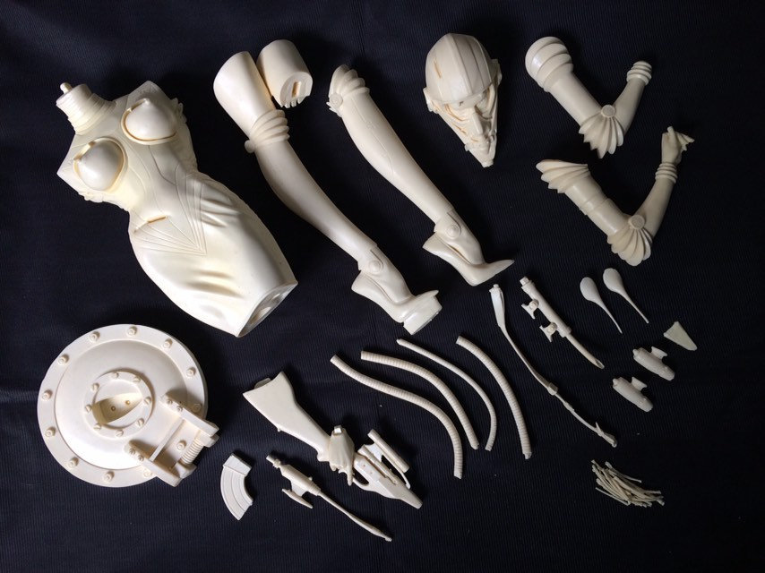 Sexy COMMANDO LADY Sorayama World 1/4 DIY Resin Model Kit Figure ...