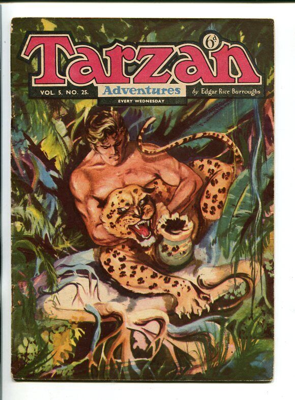 Tarzan ADVENTURES--VOL 5 #25 1955-TARZAN and 50 similar items