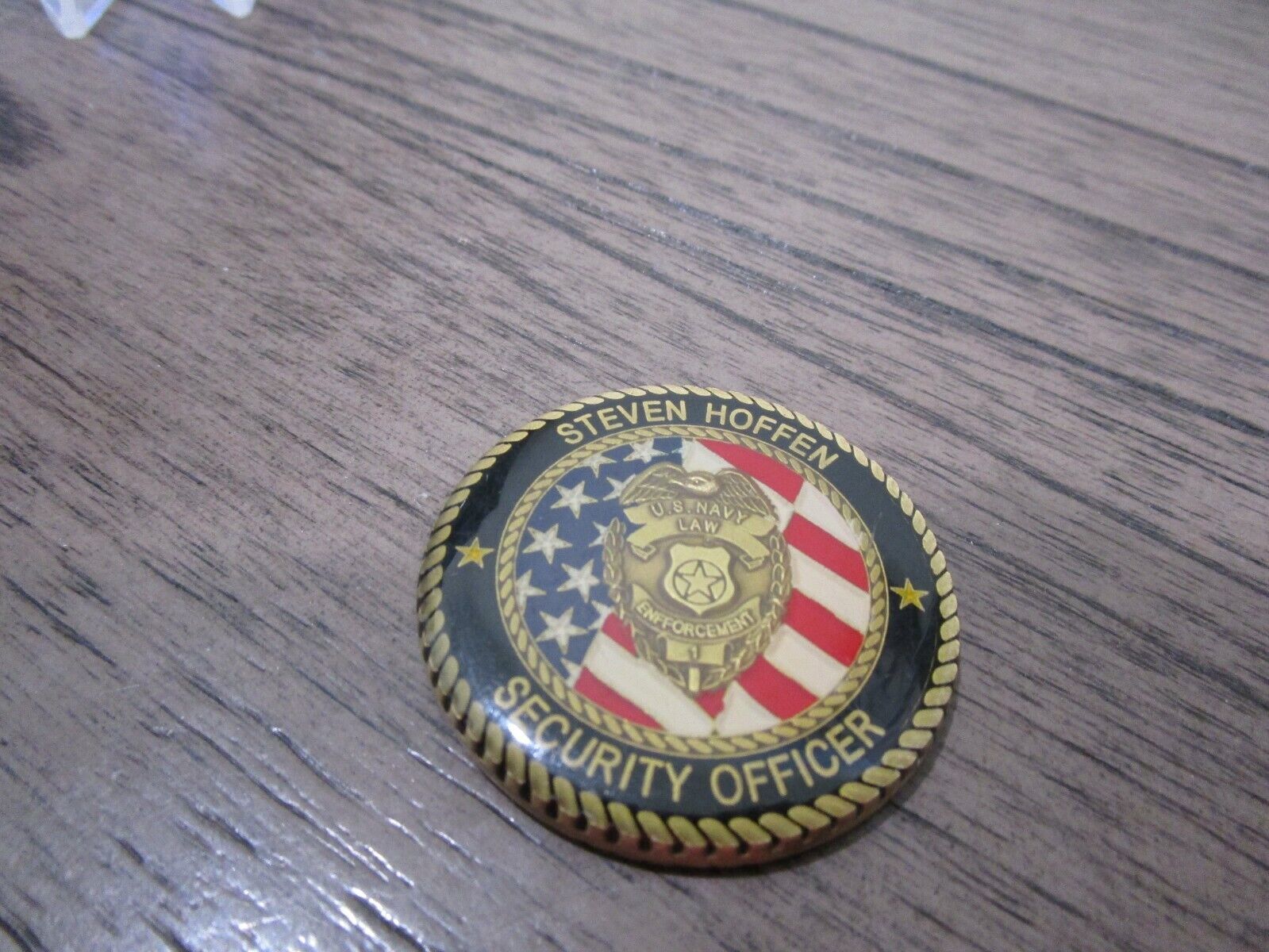 United States Navy Law Enforcement LDO / CWO Mustang Challenge Coin ...