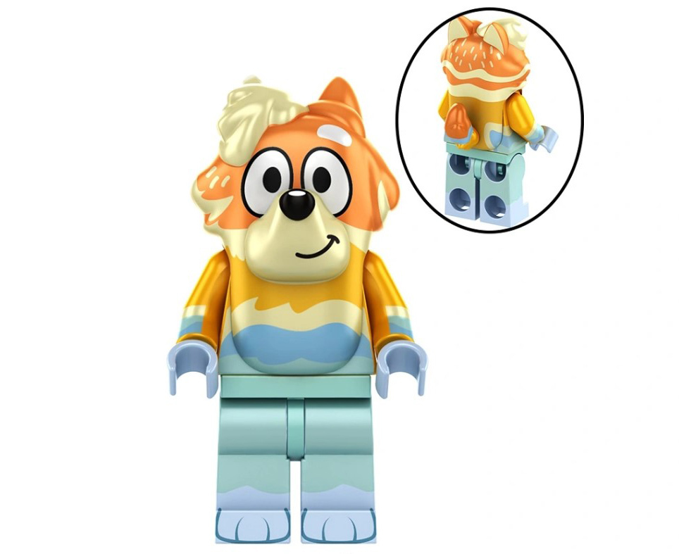 Rad Bluey Cartoon Building Minifigures - LEGO (R) Minifigures
