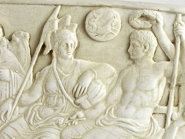 Gemma Augustea Roman Relief with Augustus Tiberius and Army Replica ...