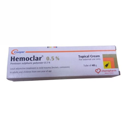 Hemoclar Hematoma Bruises, Trauma Cream 40g - Pain & Fever Relief